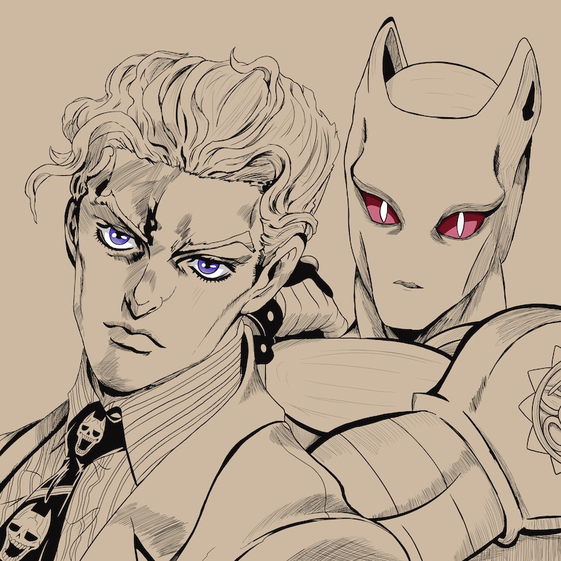 128. Yoshikage Kira & Killer Queen Jojos Bizarre Adventure Original ...