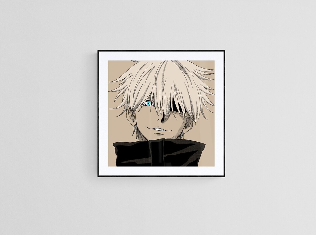2. Gojo Jujutsu Kaisen Original Manga Print Poster Hand Illustrated ...