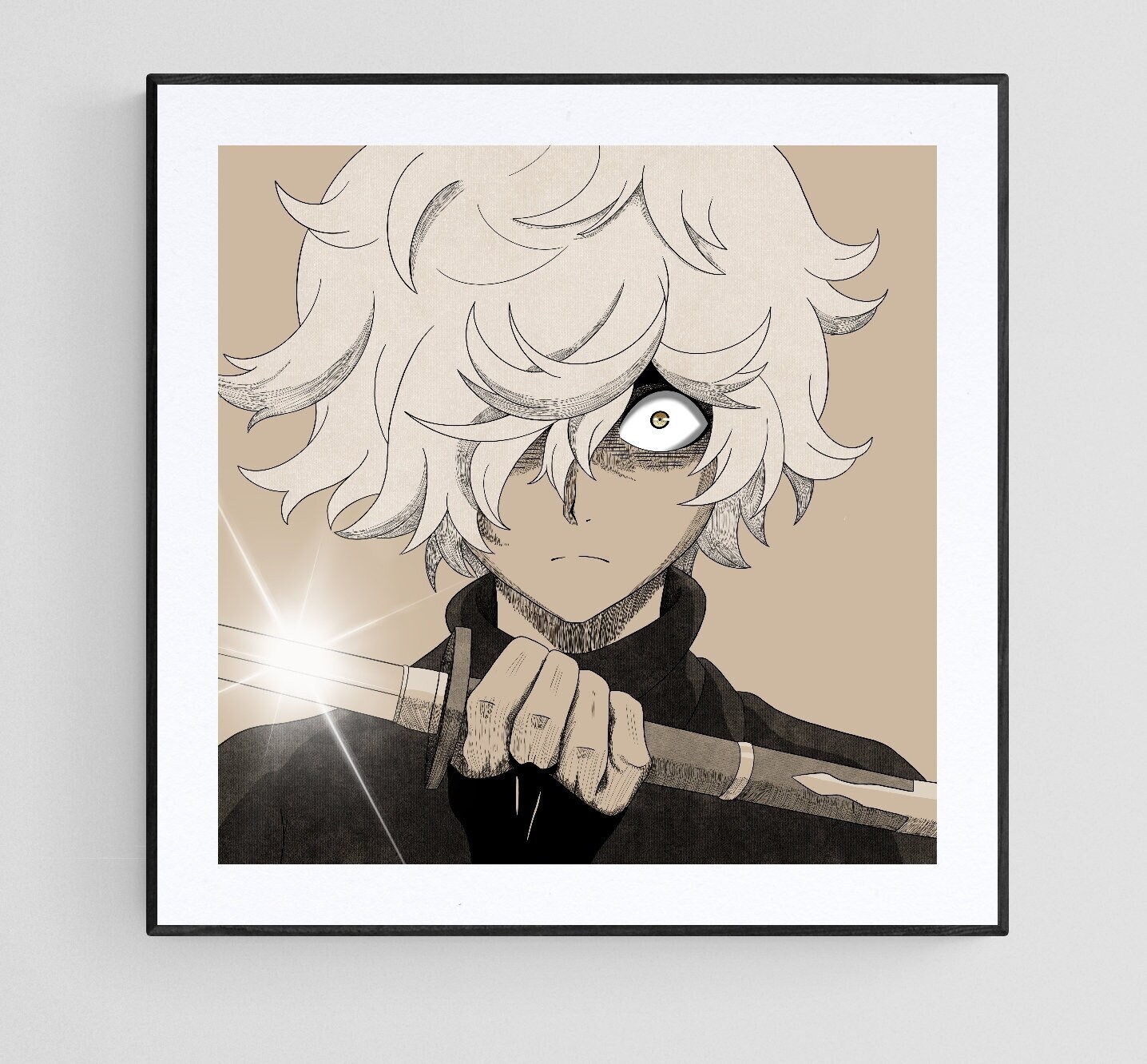 200. Gabimaru - Hell’s Paradise Original Manga Print Poster Hand ...