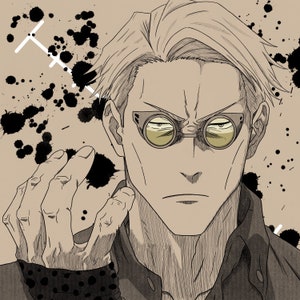 44. Nanami Kento Jujutsu Kaisen Original Manga Print Poster Hand ...
