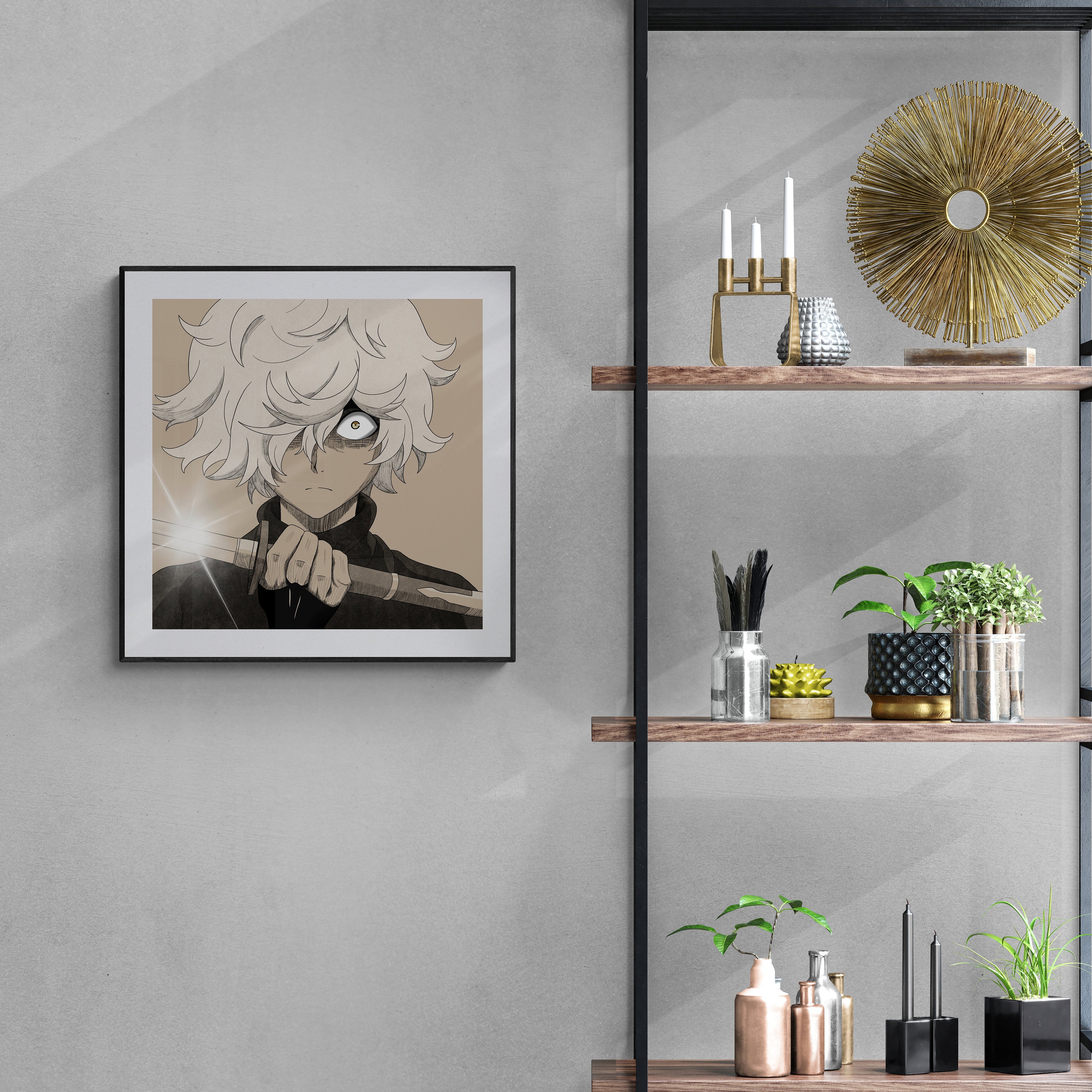 200. Gabimaru Hells Paradise Original Manga Print Poster Hand ...