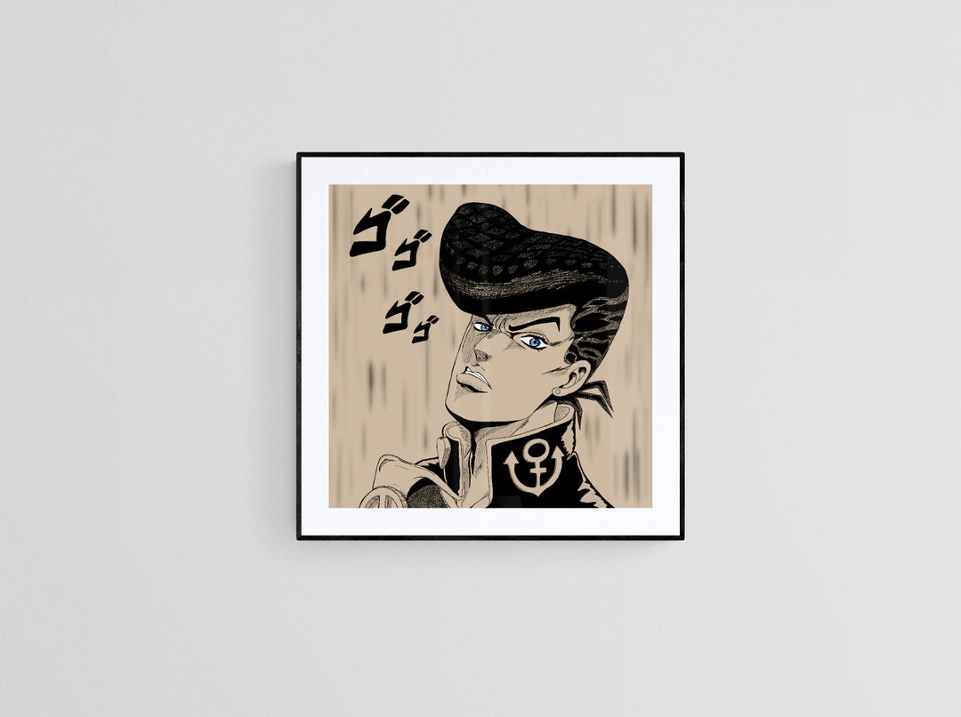85. Josuke Jojo's Bizarre Adventure Original Manga Print - Etsy