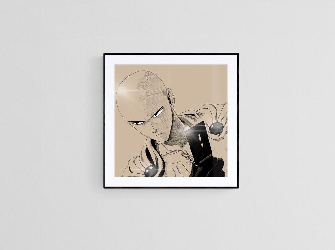 91. Saitama One Punch Man Original Manga Print - Etsy