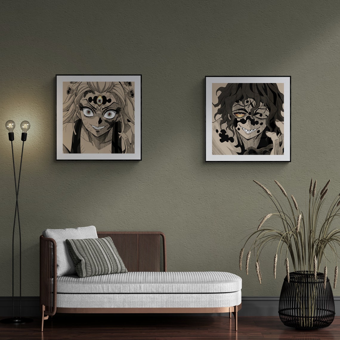 33. Gyutaro Demon Slayer Original Manga Print Poster Hand Illustrated ...