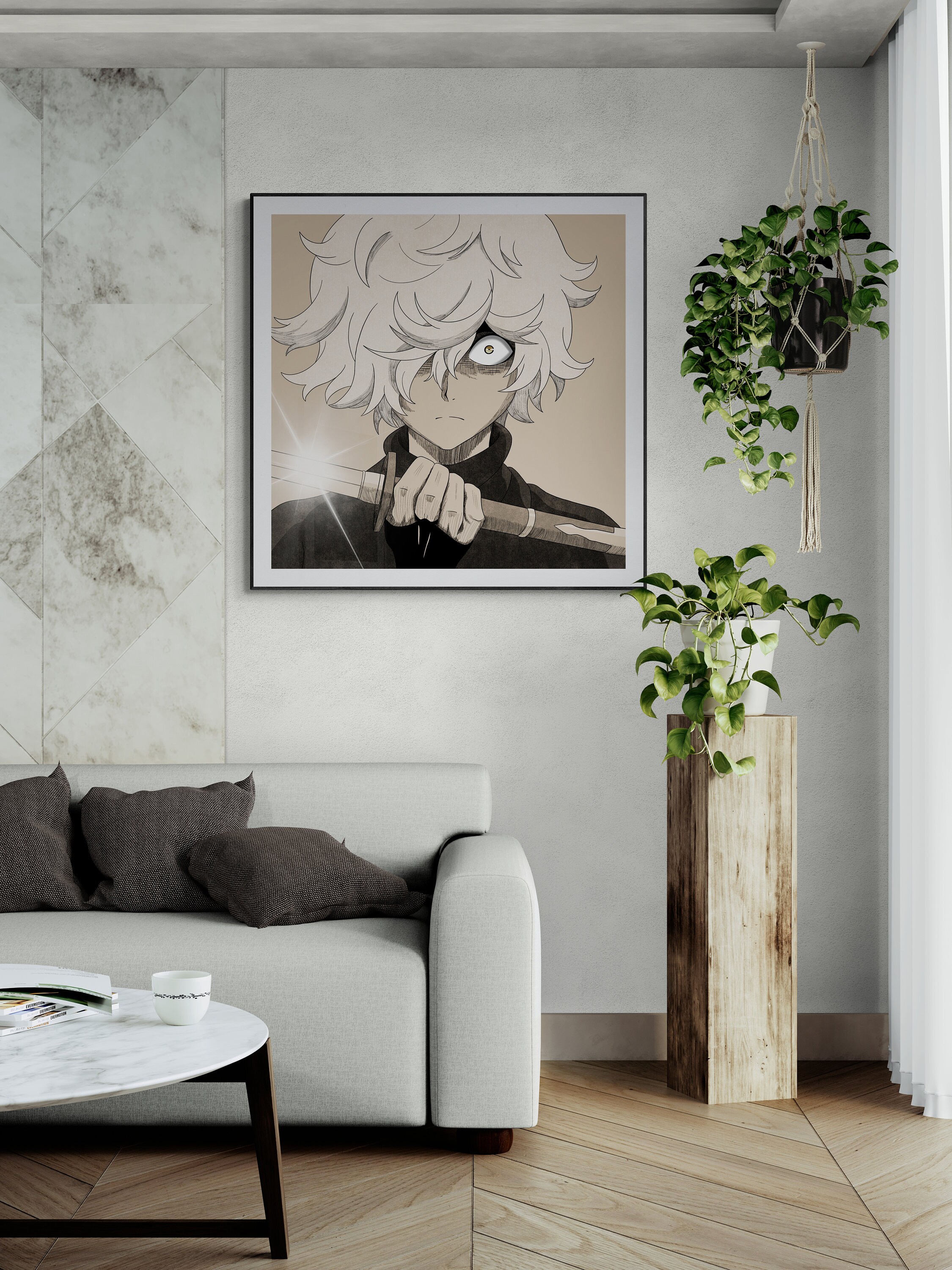 200. Gabimaru Hells Paradise Original Manga Print Poster Hand ...