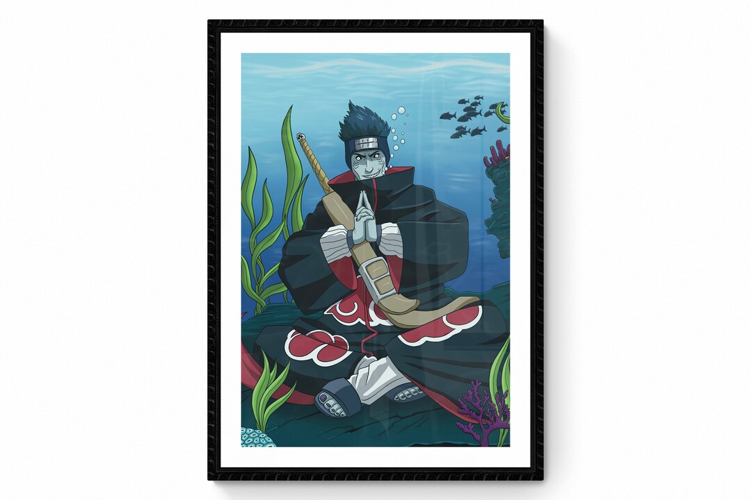 1. Kisame Naruto Original Design Print Original Manga Print Poster Hand ...