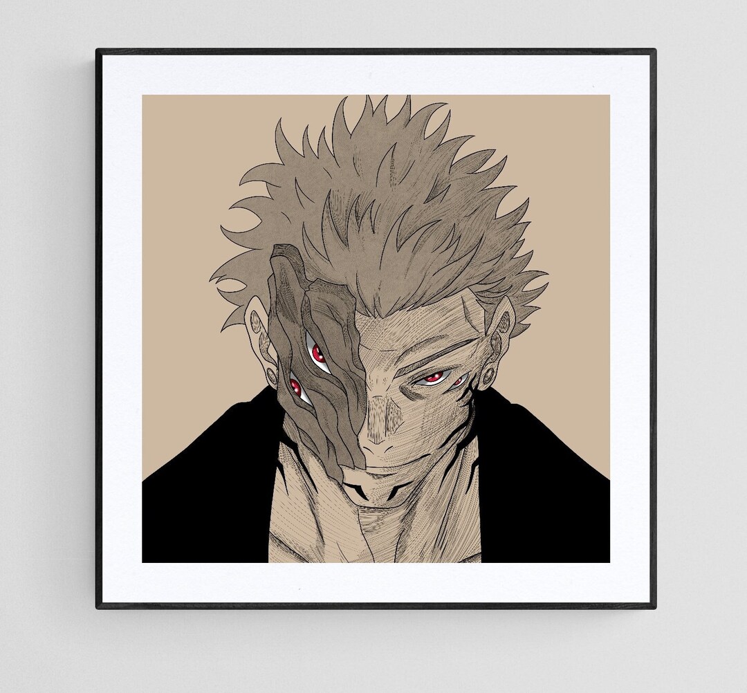 204. Sukuna’s True Form - Jujutsu Kaisen Original Manga Print Poster ...