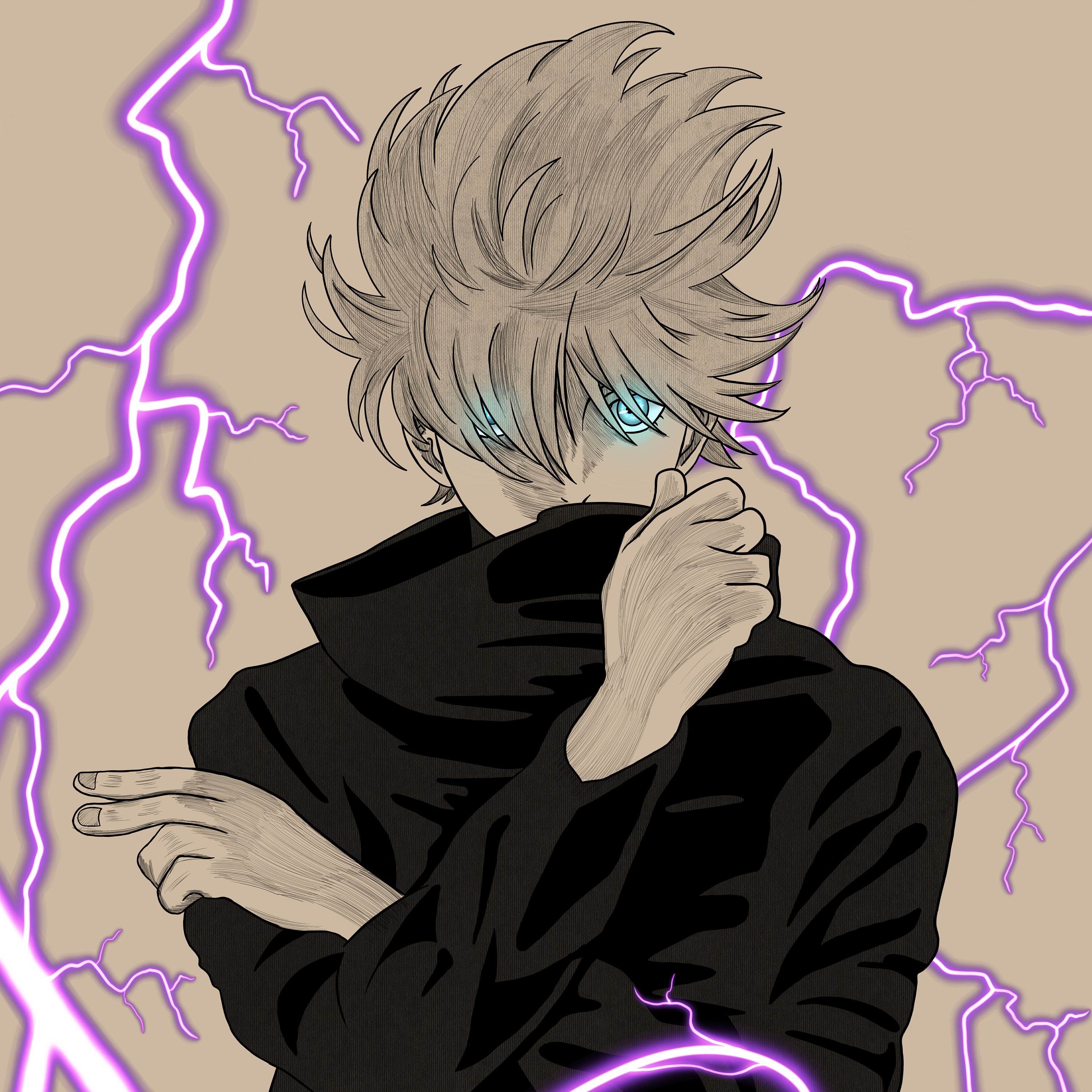 68. Gojo Jujutsu Kaisen Original Manga Print - Etsy