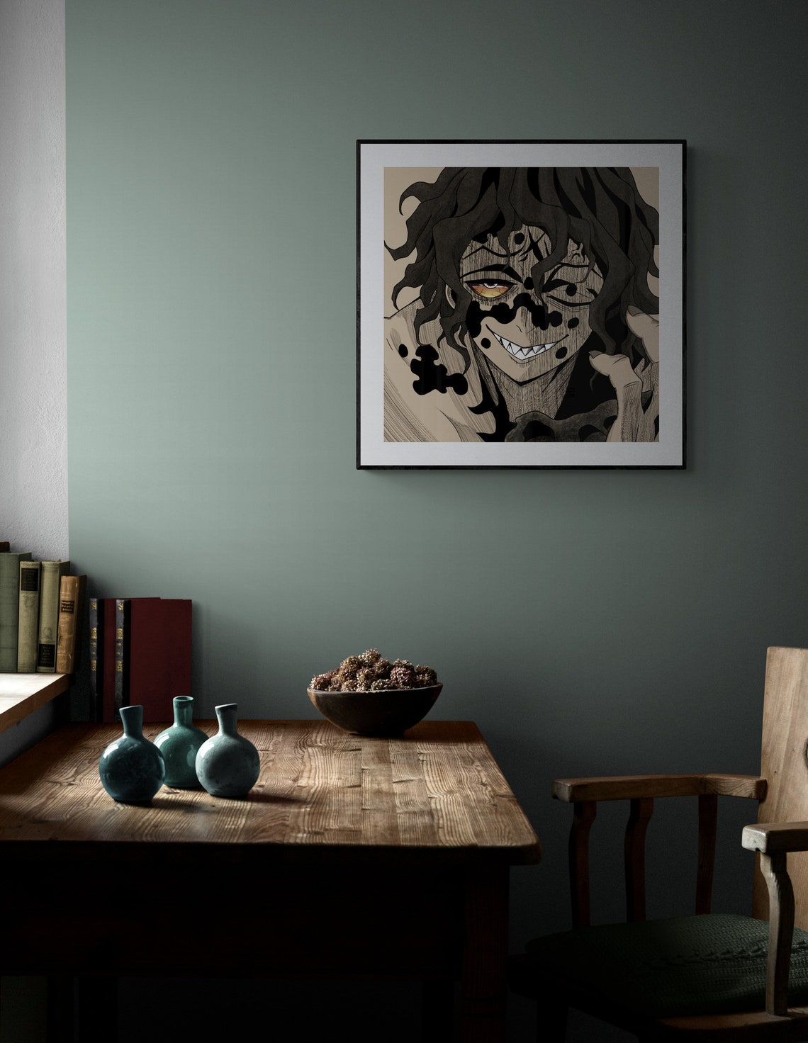 33. Gyutaro Demon Slayer Original Manga Print Poster Hand Illustrated ...