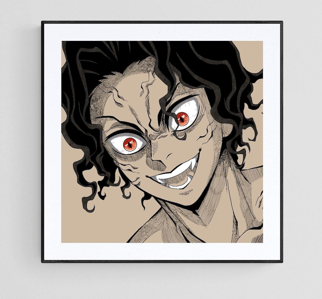 217. Muzan Kibutsuji - Demon Slayer Original Manga Print Poster Hand ...