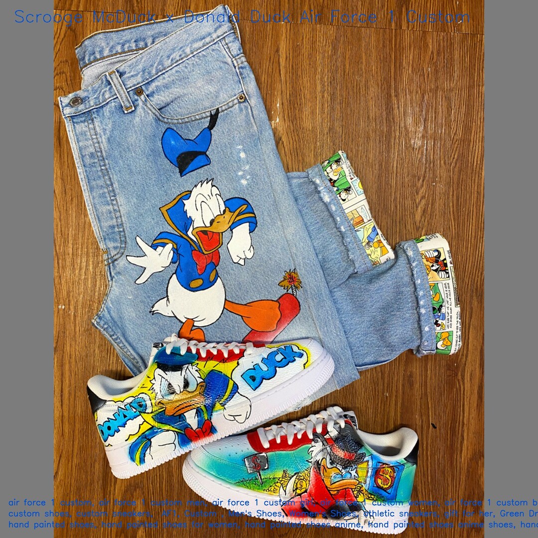 Scrooge Mcduck X Donald Duck Air Force 1 Custombuy Now: Luxetsy.com/et ...