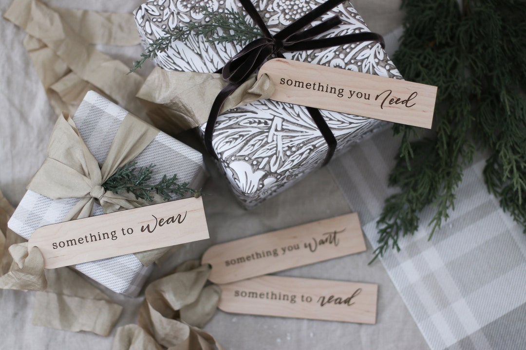 Set of Hand Lettered Calligraphy Gift Tags - Etsy