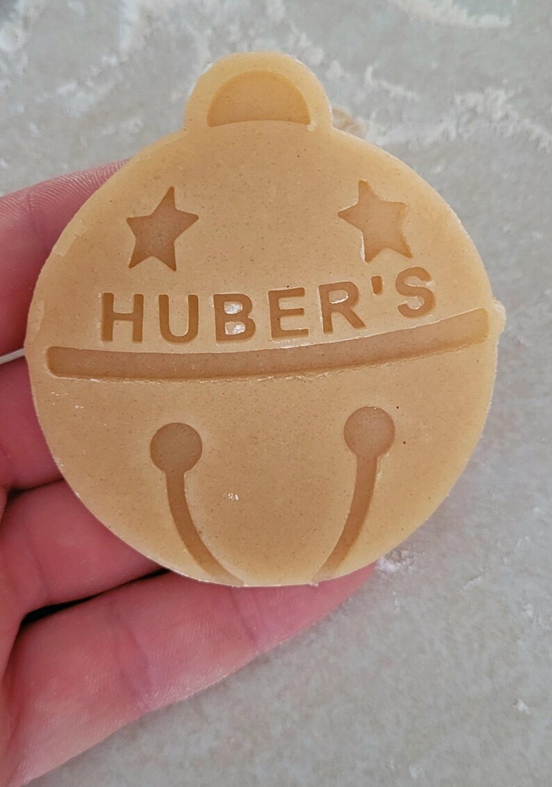 Personalized Customizable Jingle Bell Cookie Cutter Stamp With Names or ...