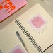 Pink Calendar Square Sticky Notes | Pastel Monthly Calendar 3x3 Post-it ...