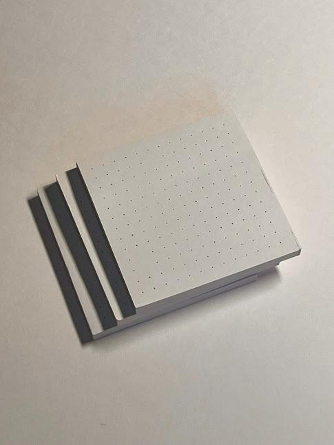 Dot Grid Sticky Notes | Plain White Post It Notes | Minimal White Grid ...