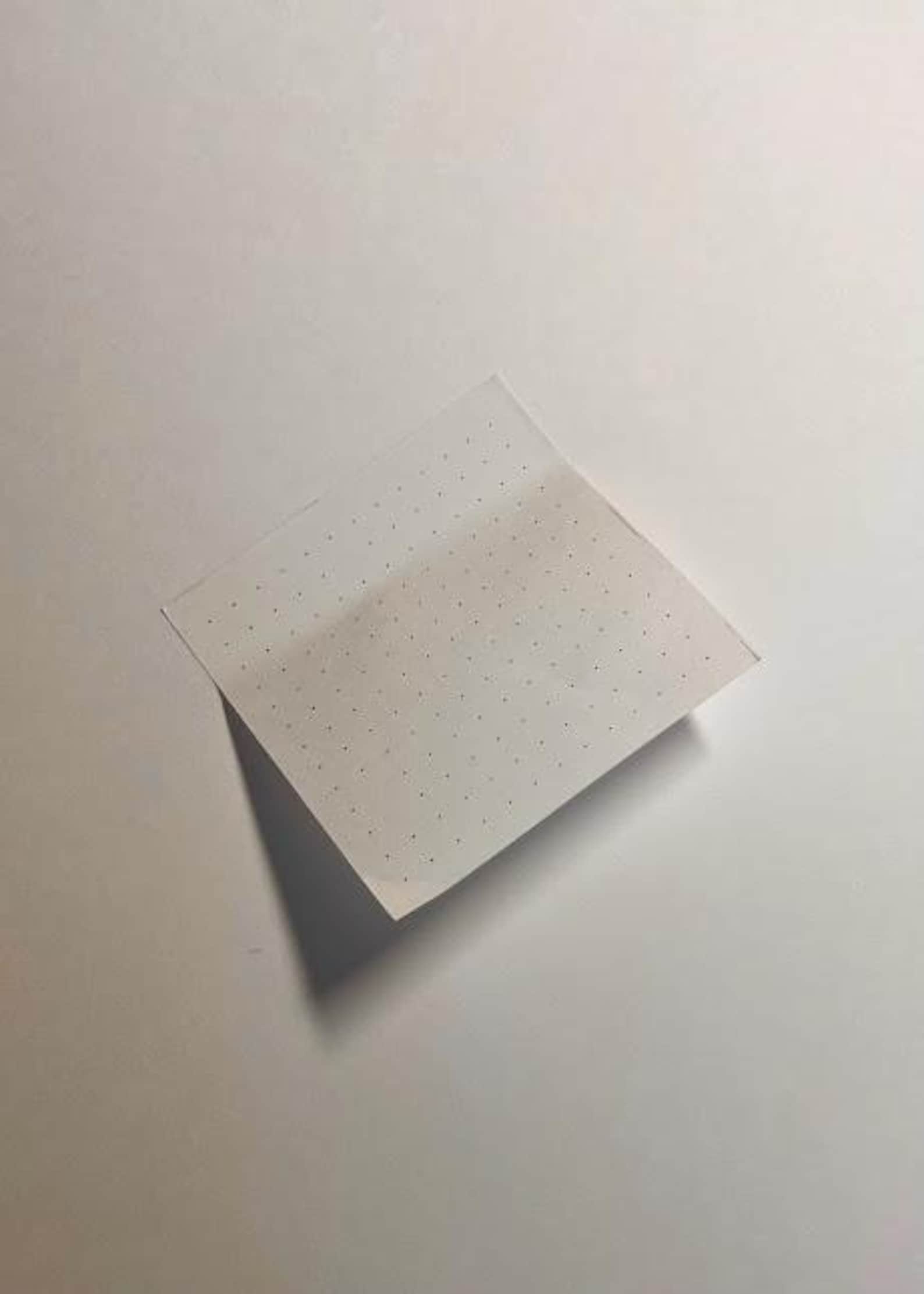Dot Grid Sticky Notes | Plain White Post It Notes | Minimal White Grid ...