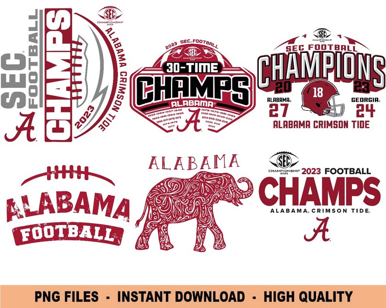 Alabama 2023 SEC Championship Png, LANK, Let All the Naysayers ...