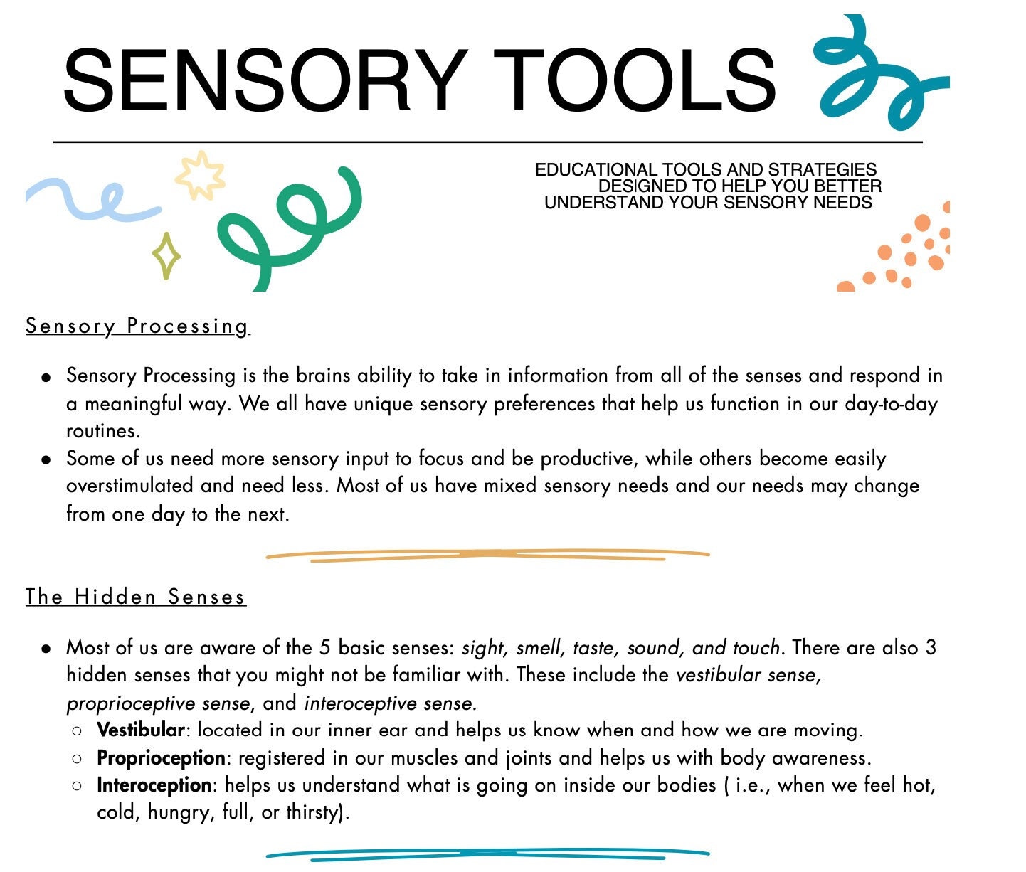 Sensory Tools for Teens and Adults - Etsy