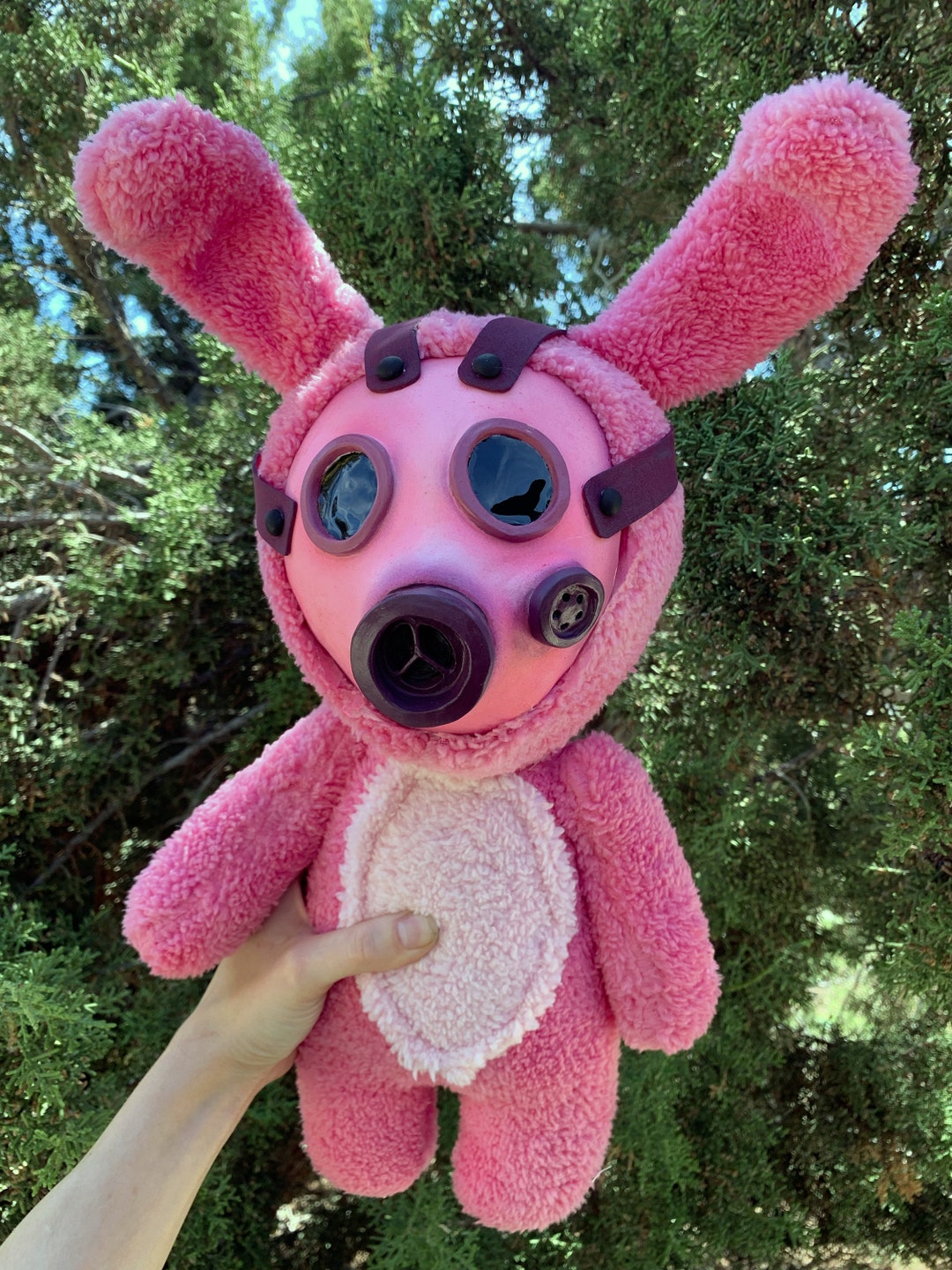 Nuclear, Toxic, Fallout, Horror Plushie Scary Bunny Plush Toy Cute ...