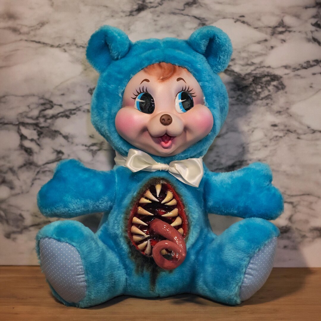 Mutant, Creepy, Horror Plushie - Scary Teddy Bear Plush Toy - Haunted ...