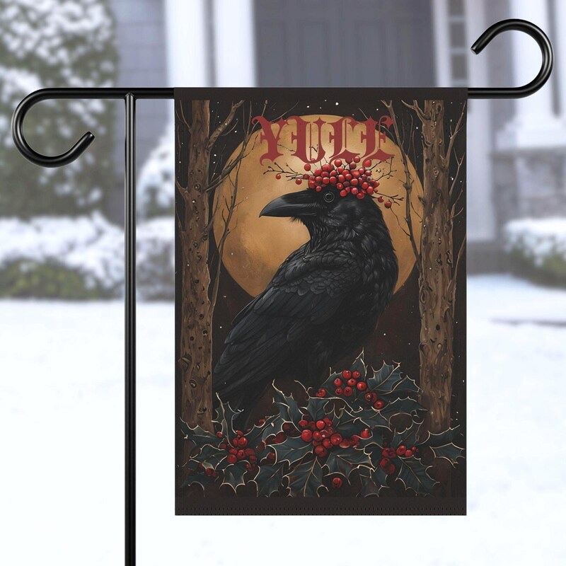 Gothic Christmas Flag - Etsy
