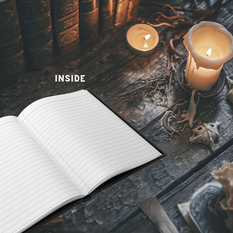 Personalized Skeleton Fairy Journal, Witchy Notebook, Gift for Writers ...