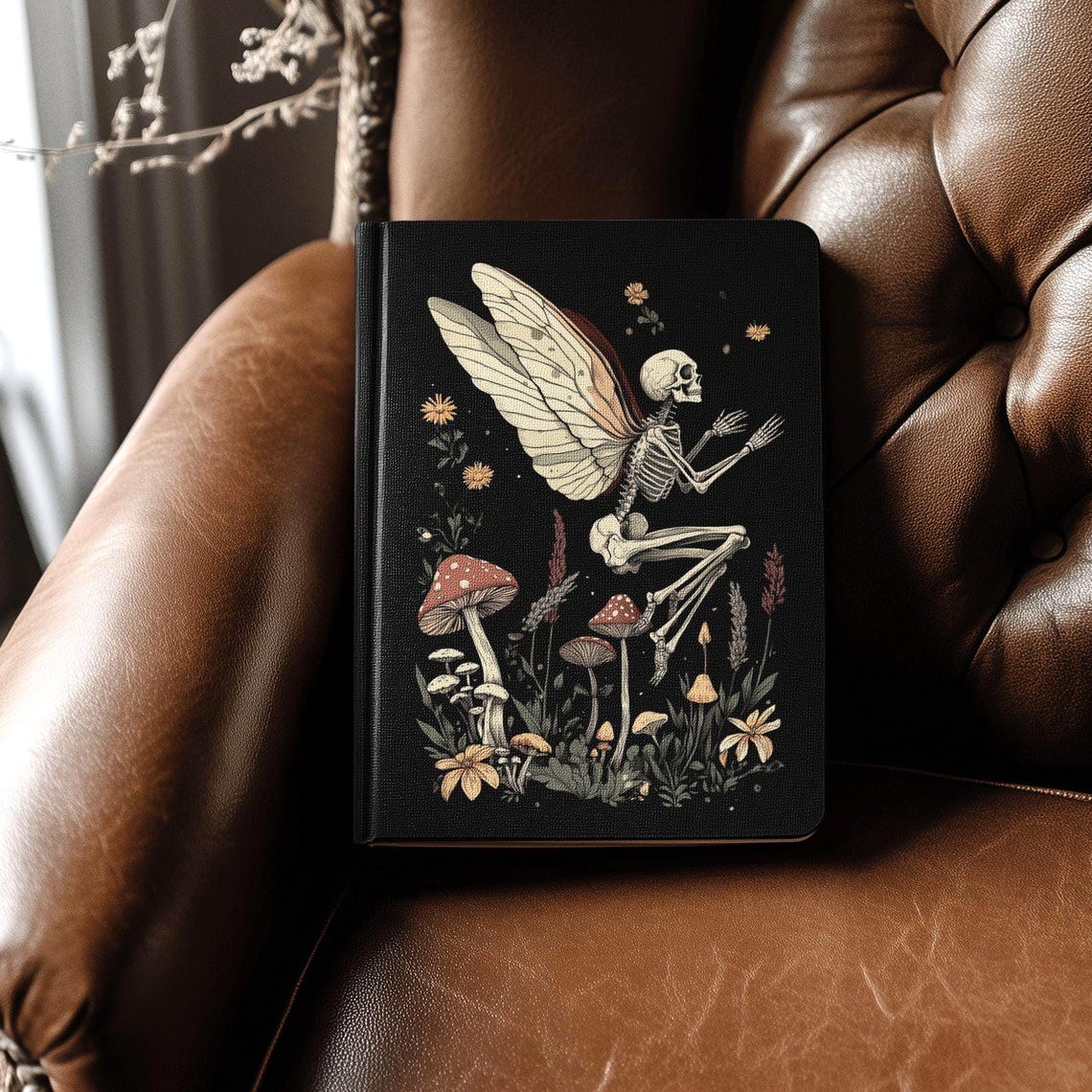Personalized Skeleton Fairy Journal, Witchy Notebook, Gift for Writers ...