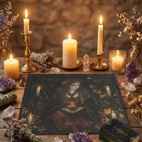 Libra Zodiac Altar Cloth: Scales of Justice Tapestry, Cosmic Décor - Etsy