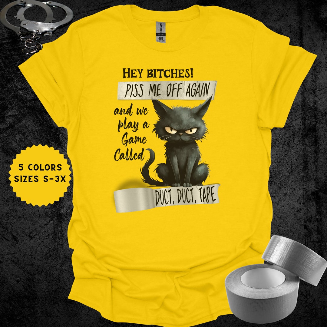 Funny Naughty Black Cat T-shirt Snarky Tee Sarcastic Cat Gift Funny ...