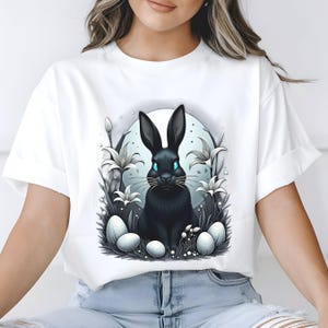 Creepy Cute Bunny Shirt, Weirdcore T-shirt, Plus Size Alternative ...