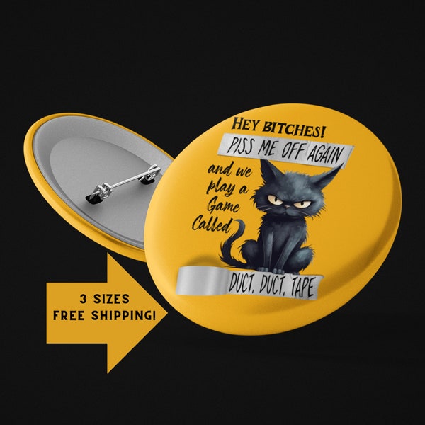 Funny Buttons - Etsy