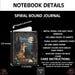 Personalized Red Fox Journal, Custom Nature Notebook, Moon Lovers Diary ...