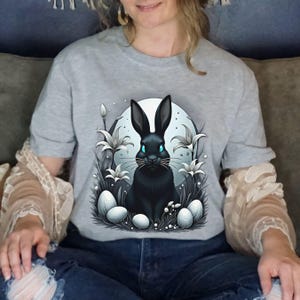 Creepy Cute Bunny Shirt, Weirdcore T-shirt, Plus Size Alternative ...