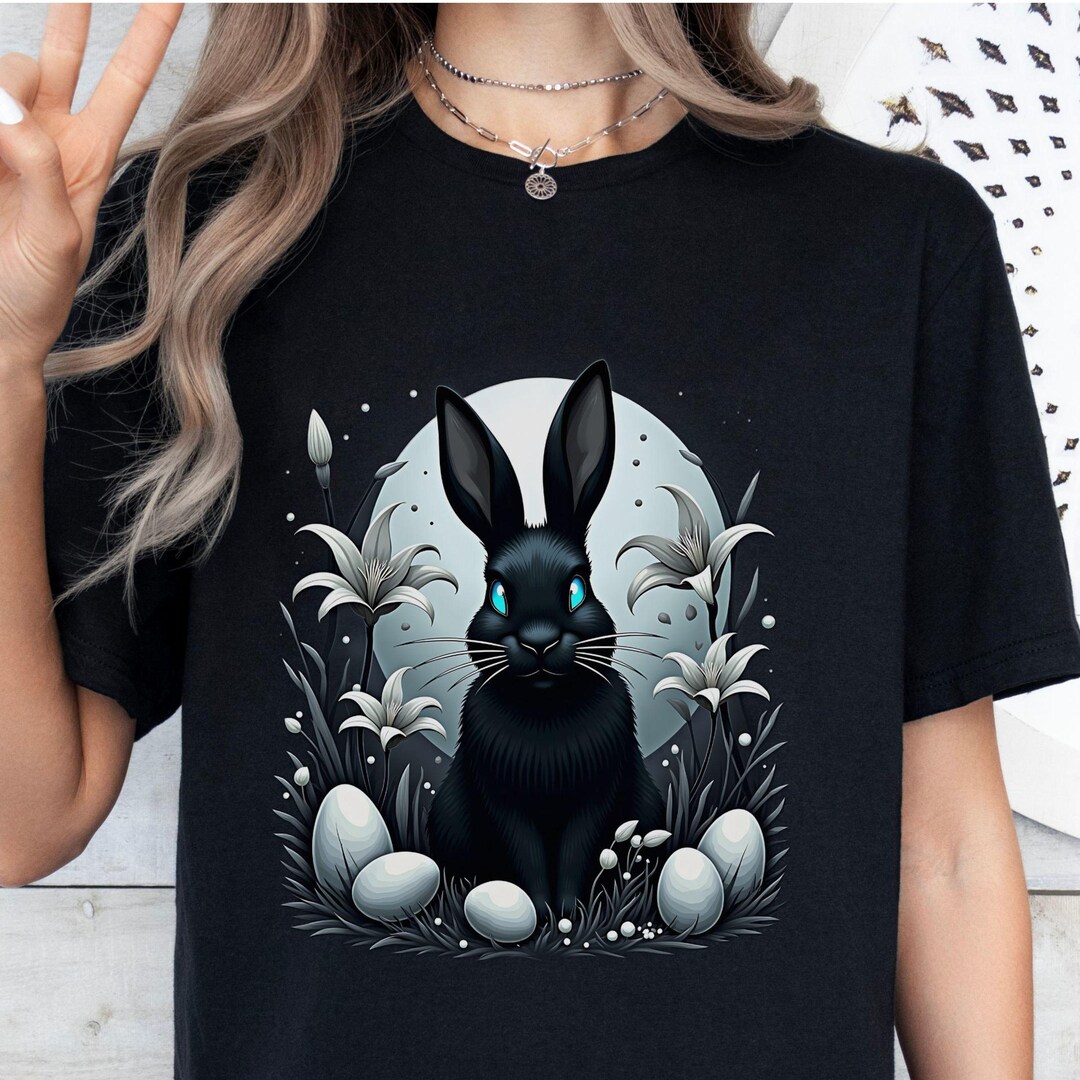 Creepy Cute Bunny Shirt, Weirdcore T-shirt, Plus Size Alternative ...