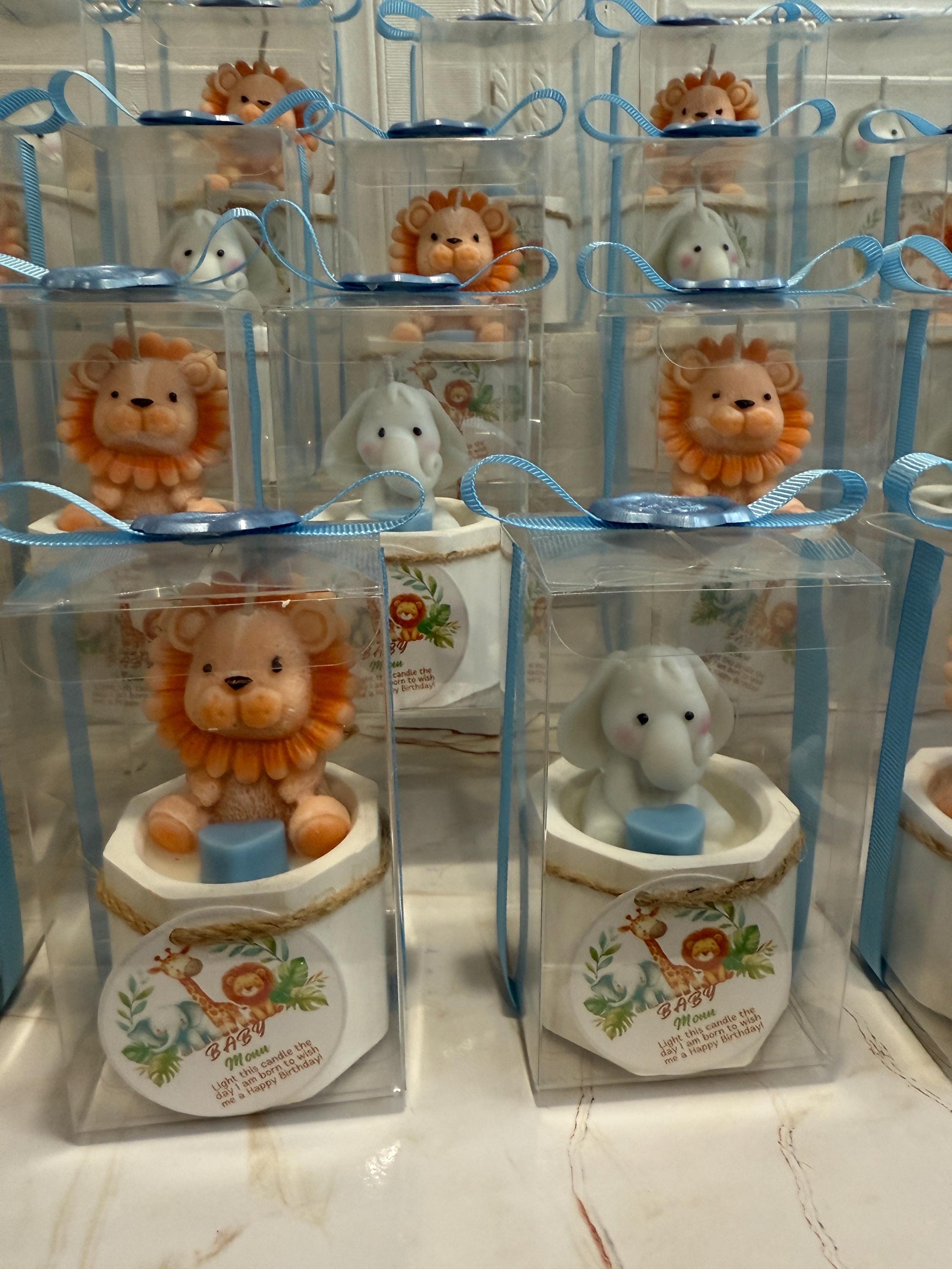 Baby Lioncandles| Baby Lion in a Pot| Personalized Baby Shower Favor ...