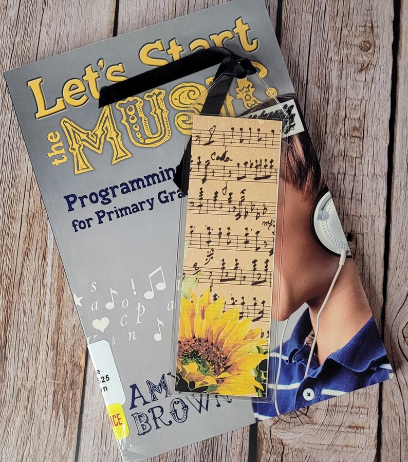 Music Notes BOOKMARK - Etsy