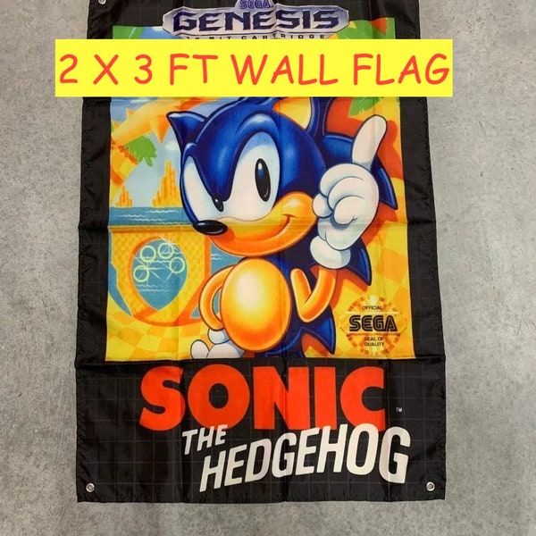 Sonic the Hedgehog Tapestry - Etsy