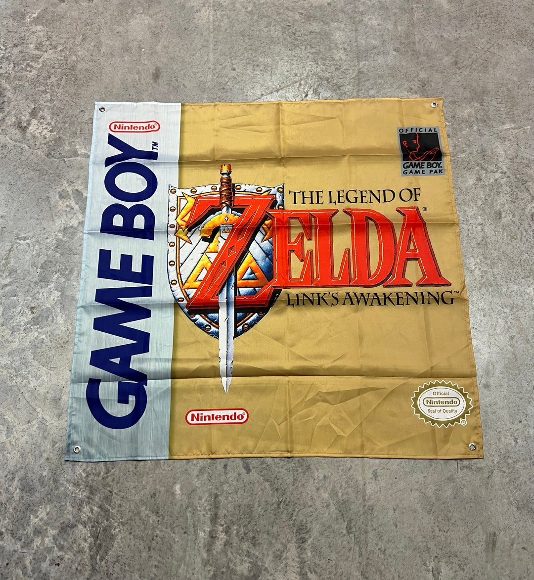 The Legend of Zelda Link's Awakening Custom Wall Flag Banner Tapestry 3 ...