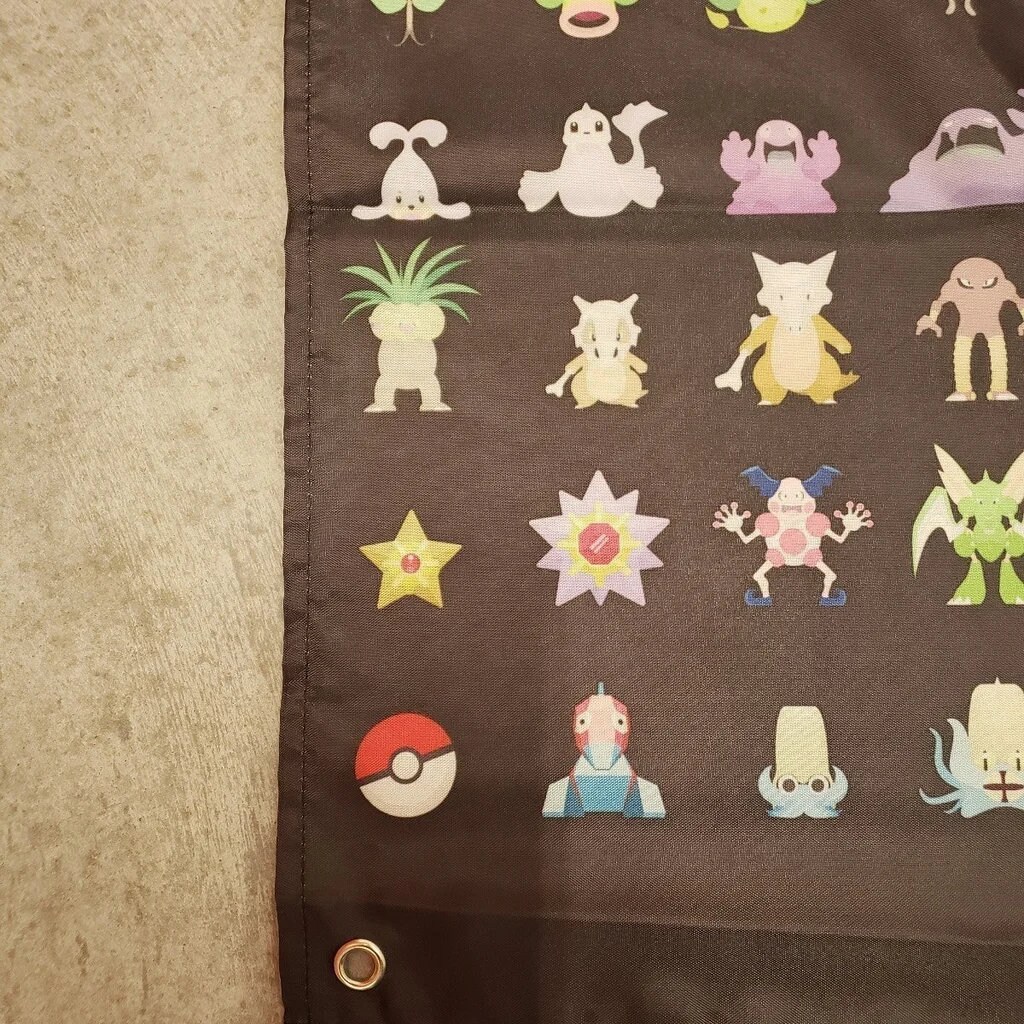 All Gen 1 Pokemon 151 Custom Wall Flag Banner Tapestry 2 X 3 Ft - Etsy