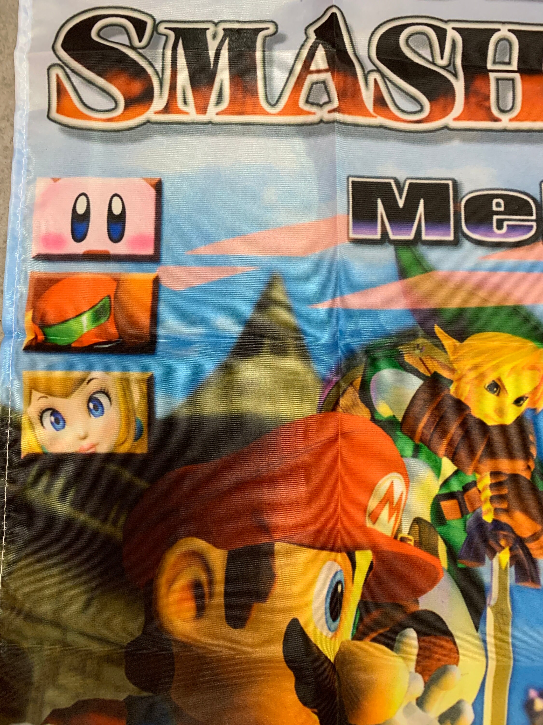 Super Smash Bros Melee Custom Wall Flag Banner Tapestry 2 X 3 Ft ...