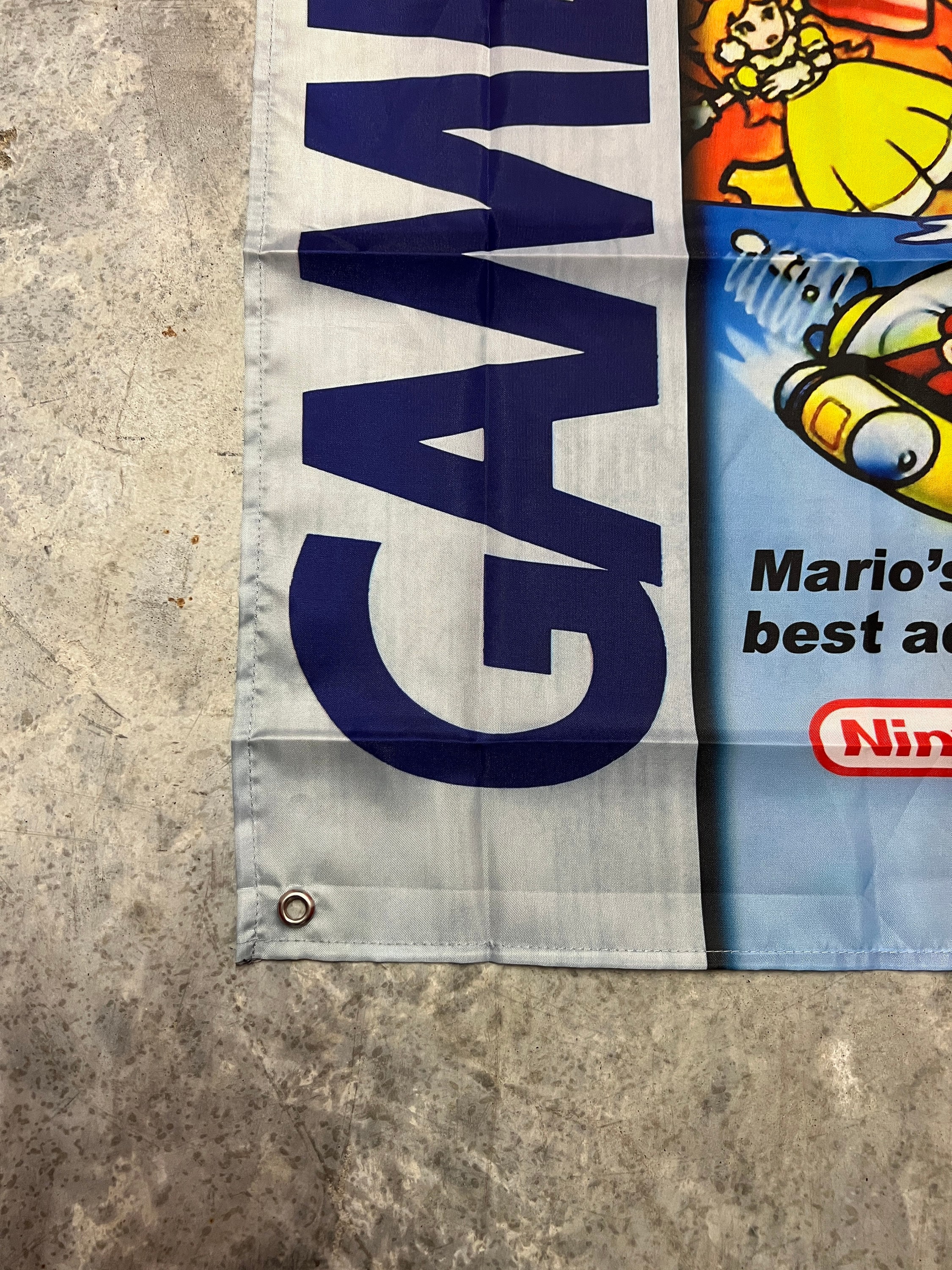 Super Mario Land Custom Wall Flag Banner Tapestry 3 X 3 Ft, Gameboy - Etsy