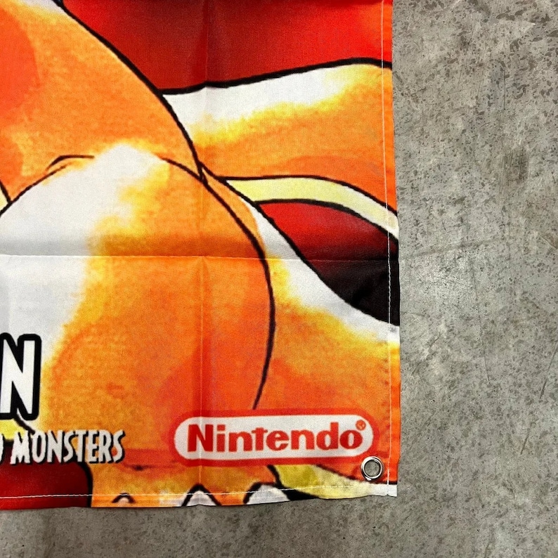 Pokemon Red Version Custom Wall Flag Banner Tapestry 3 X 3 Ft, Gameboy ...