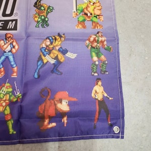Super Nintendo Characters Custom Wall Flag Banner Tapestry 2 X 3 Ft ...