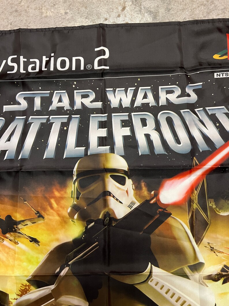 Star Wars Battlefront Custom Wall Flag Banner Tapestry 2 X 3 Ft, PS2 ...