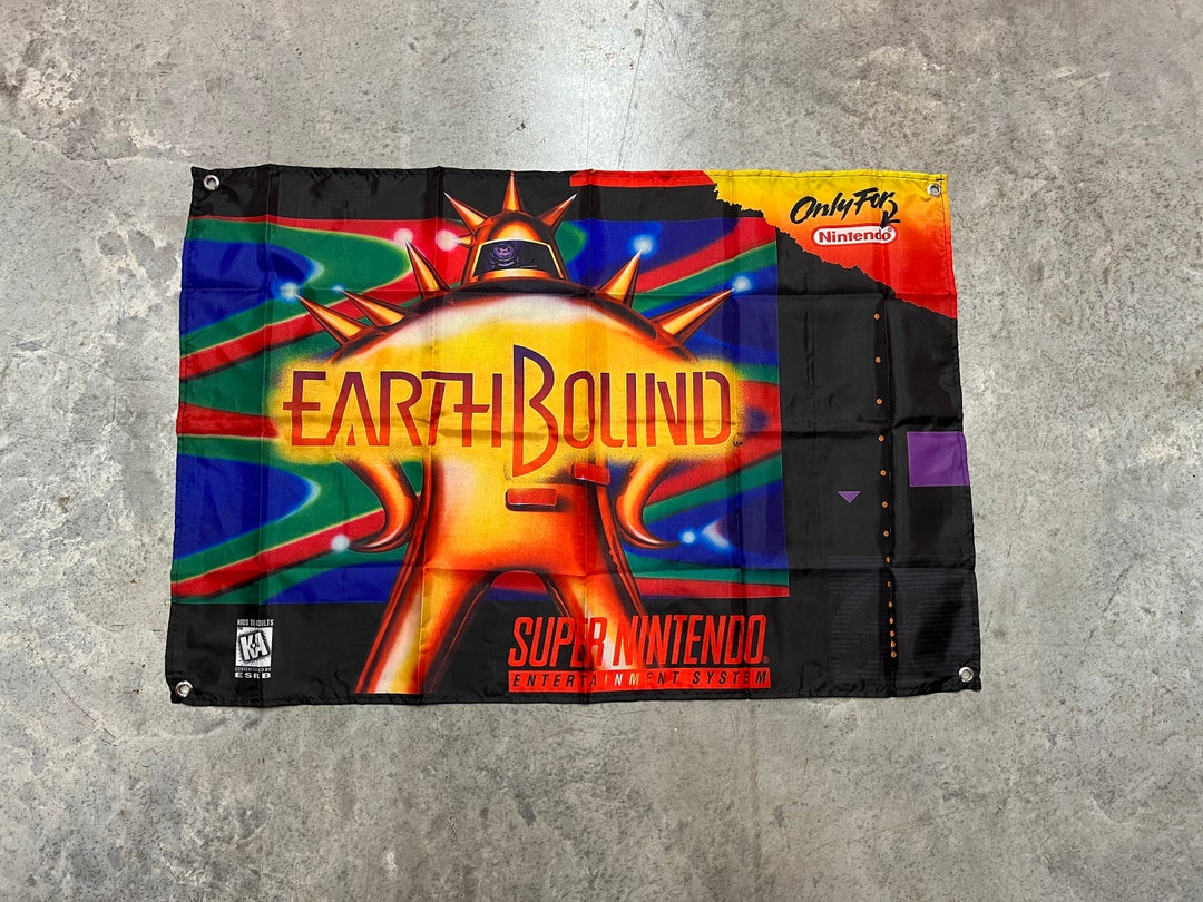 Earthbound Custom Wall Flag Banner Tapestry 2 X 3 Ft, SNES - Etsy