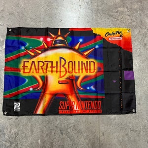 Earthbound Custom Wall Flag Banner Tapestry 2 X 3 Ft, SNES - Etsy