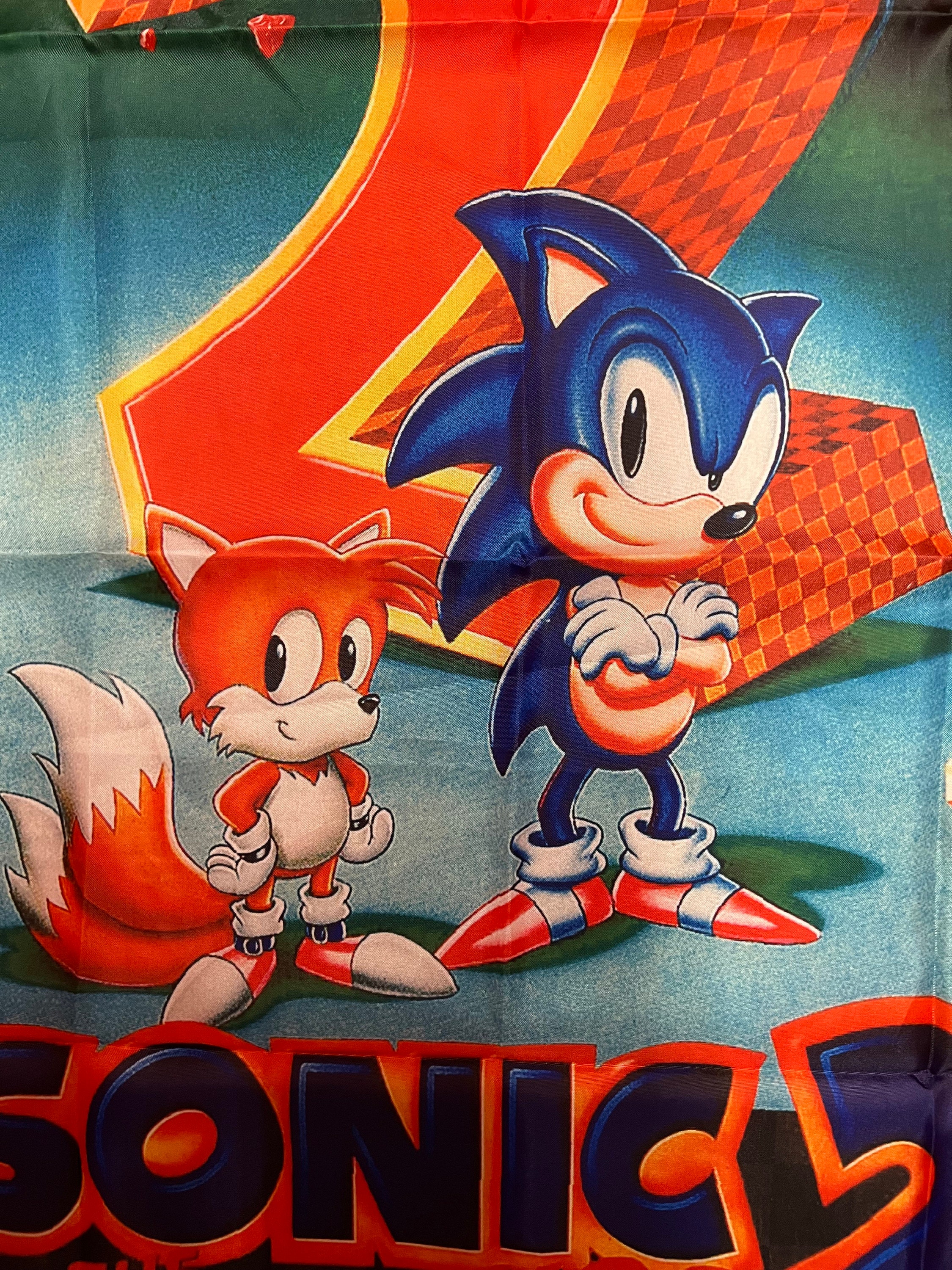 Sonic the Hedgehog 2 Custom Wall Flag Banner Tapestry 2 X 3 Ft, Sega ...