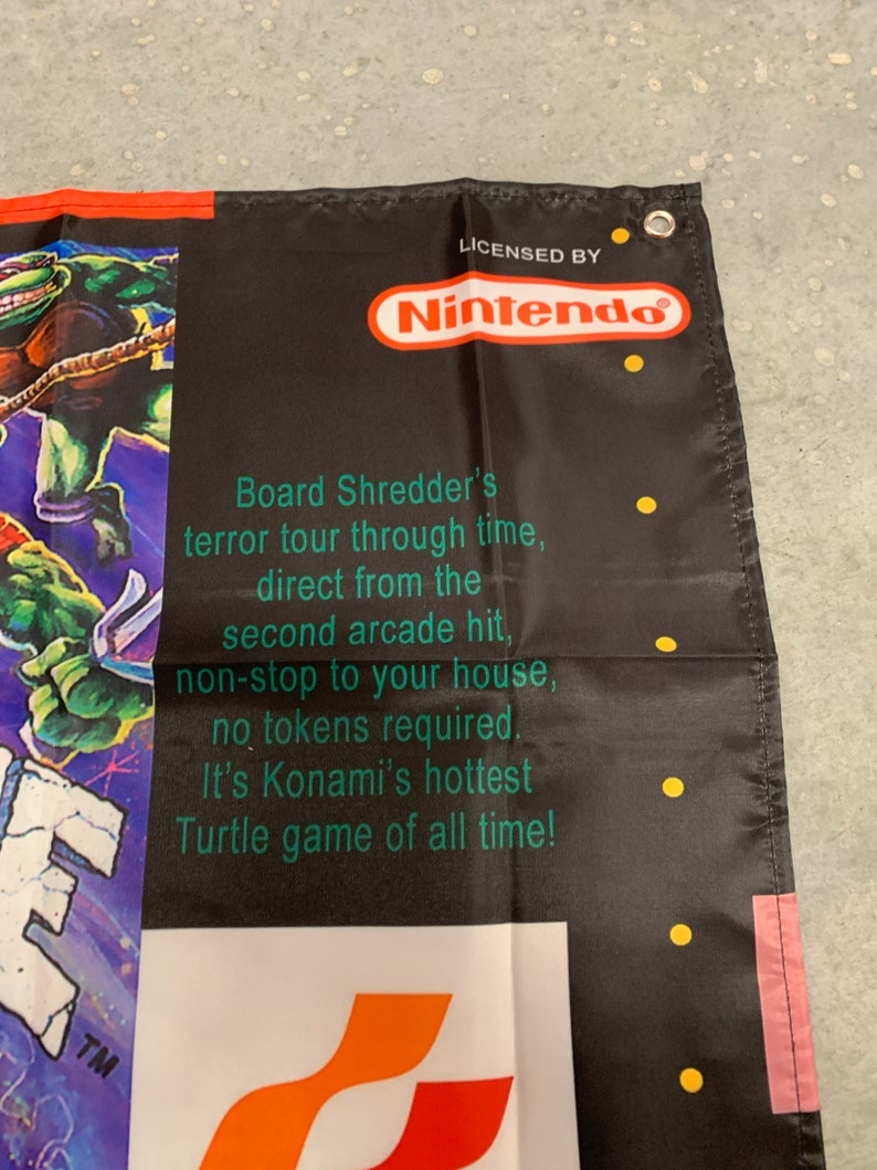 Teenage Mutant Ninja Turtles IV Turtles in Time Wall Flag Tapestry 2 X ...