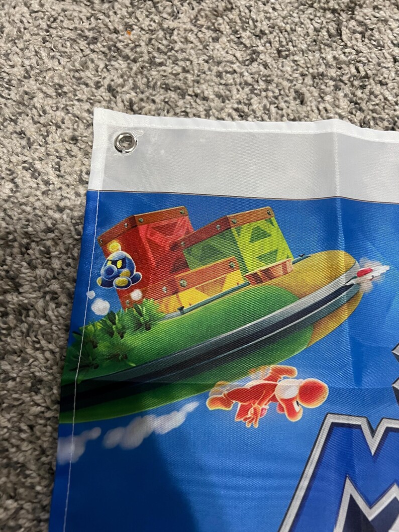 Super Mario Galaxy 2 Custom Wall Flag Banner Tapestry 2 X 3 Ft, Wii - Etsy