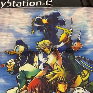 Kingdom Hearts 2 Custom Wall Flag Banner Tapestry 2 X 3 Ft, PS2 ...